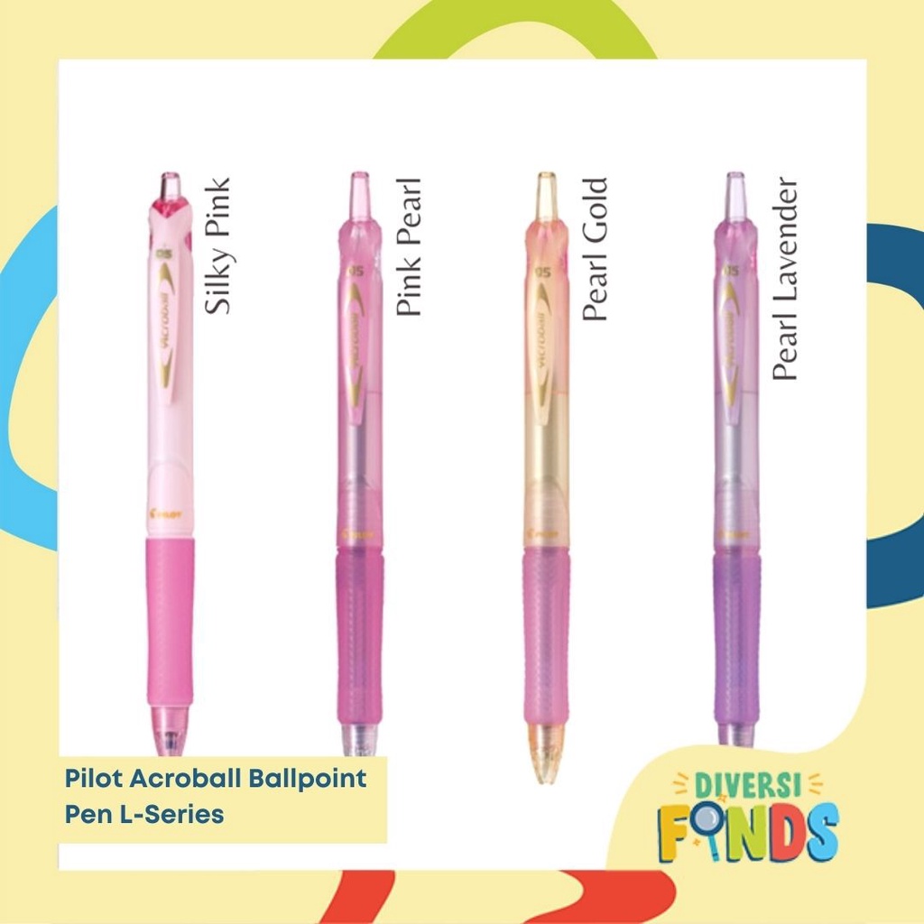 1pc Pilot Acroball L Series Ballpoint Pen - 0.5mm - Acro Fine and EF ...