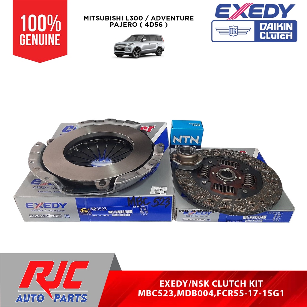 Exedy/Nsk MBC-523,MBD004,FCR55-17 Double Spring Clutch Kit for ...