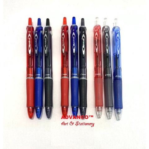 PILOT ACROBALL RECTRACTABLE BALLPEN AND REFILL (AVAILABLE IN EF, F & M ...