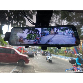 QCY F11+ 2K Dash Cam 9.66" In Touch Screen Quad HD G-Sensor Loop Record ...