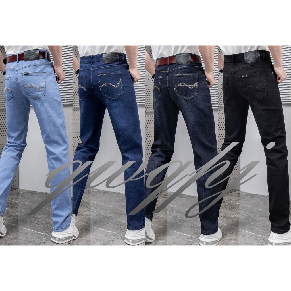 5 Clour Maong Pants Best Selling Stretchable Skinny Jeans For Men Cod Shopee Philippines