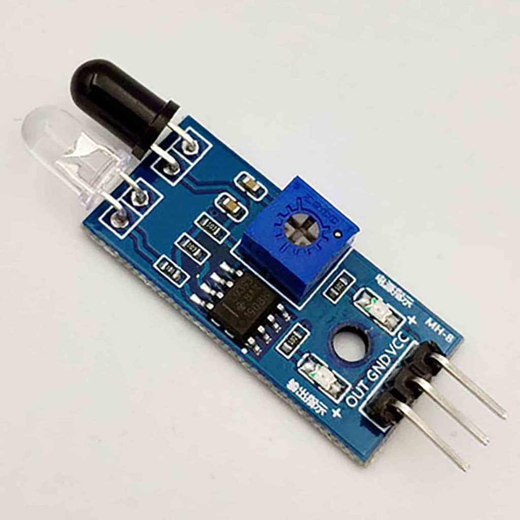 Infrared obstacle detection circuit - Distance sensor Module - Lynderm ...