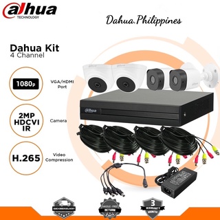Dahua CCTV Camera Kit 4/8 CH CCTV Kit 1080p HD 2MP Camera DVR Complete ...