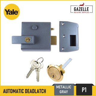 Yale Automatic Deadlatch Double Locking Night Latch Door Lock - P1 ...