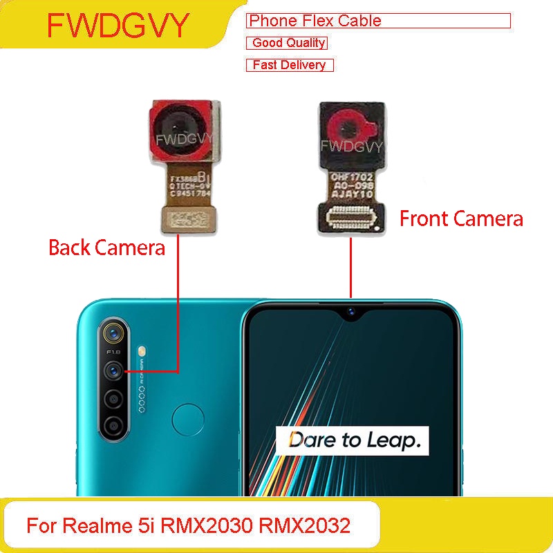 For Realme 5i RMX2030 RMX2032 Front Back Camera Main Frontal Facing ...