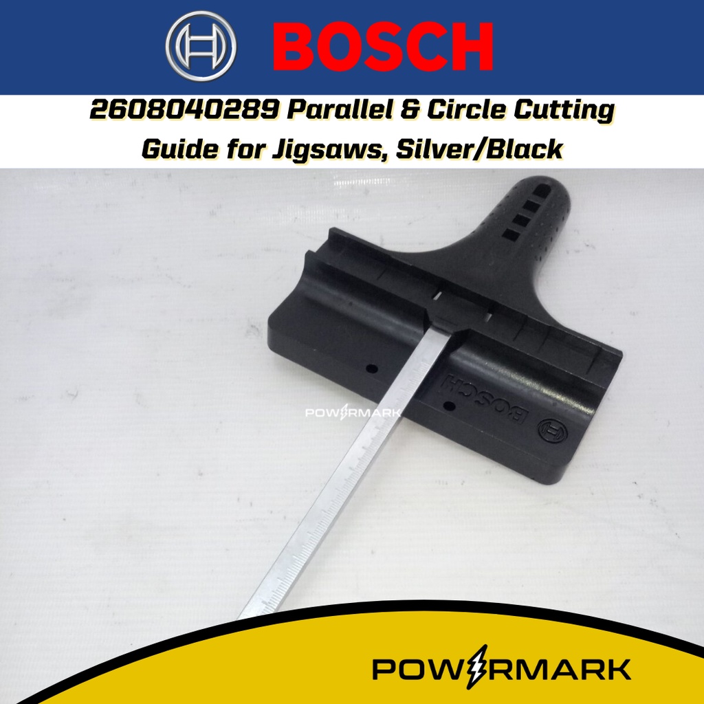 BOSCH 2608040289 Parallel & Circle Cutting Guide for Jigsaws, Silver ...