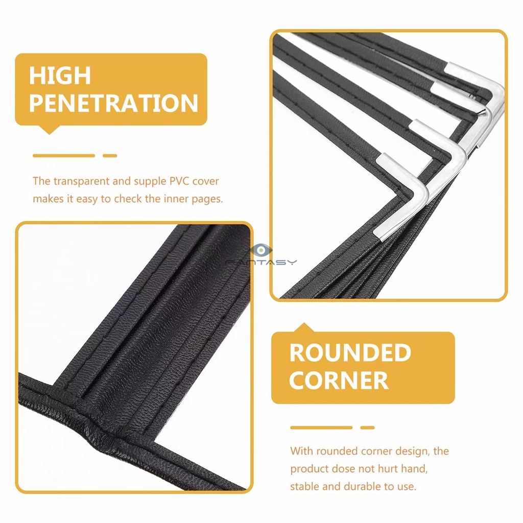 12 Pages 24 Faces A4 Transparent Menu Cover Restaurant Menu Folder Menu ...