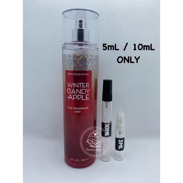 BBW WINTER CANDY APPLE Mist Refill ( 5ml / 10ml ONLY) | Shopee Philippines