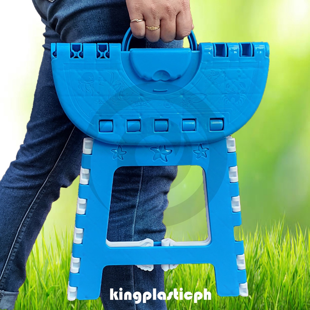 Foldable Chair with Handle Folding Stool | Shopee Philippines