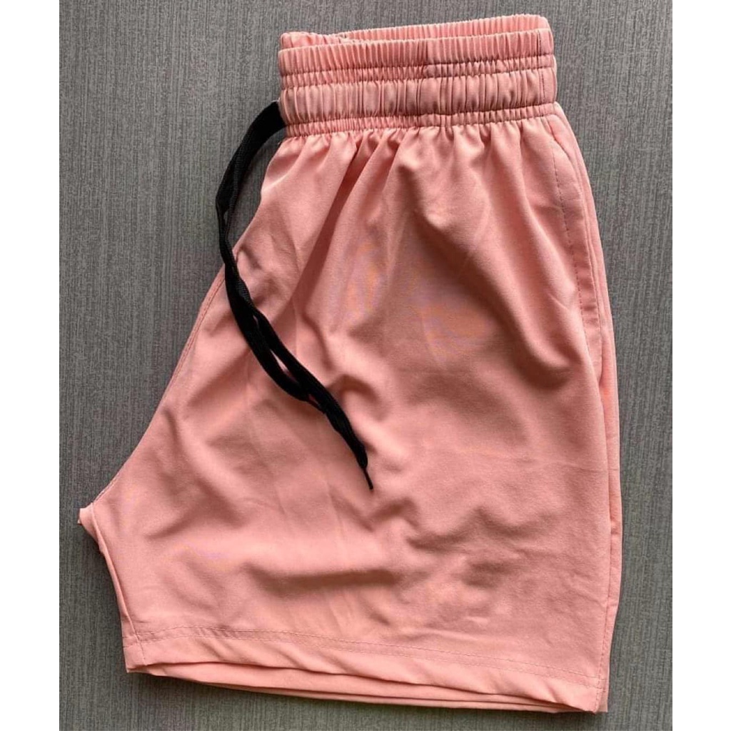 Taslan Short Plain Unisex Above The Knee 1234 | Shopee Philippines