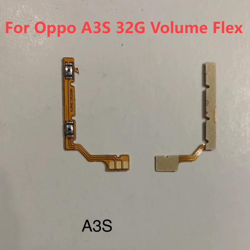 For Oppo A3S A5 Power Volume Button Flex Cable Replacement Part ...