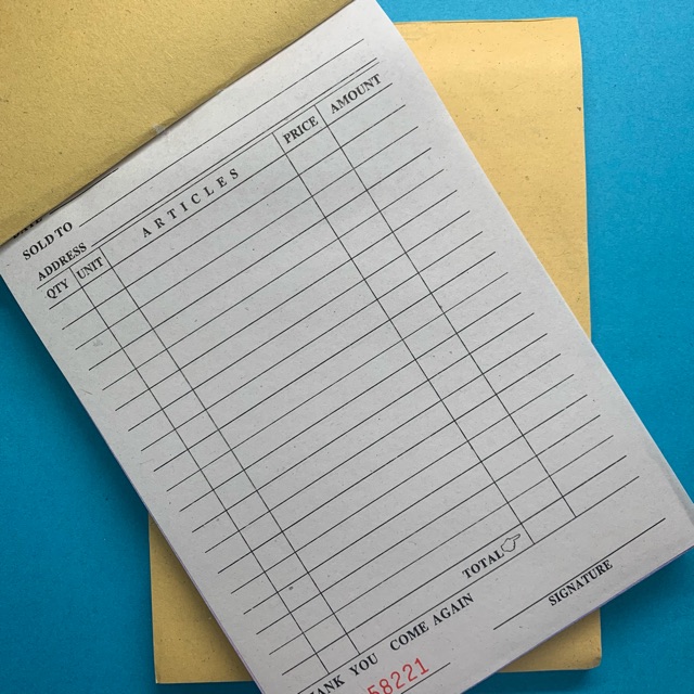 Carbonless Receipt Resibo With Carbon/Receipt Paper Shopee Philippines ...