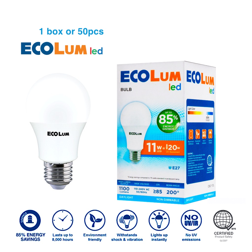 50pcs 11W DL Firefly Ecolum Light Emitting Diode LED Light Bulbs 11 ...