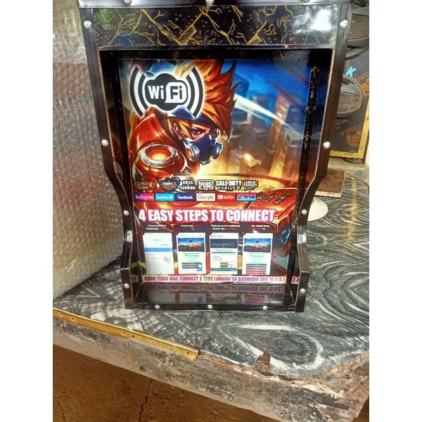 PISO WIFI BOX WITH CAMLOCK and sticker | Shopee Philippines