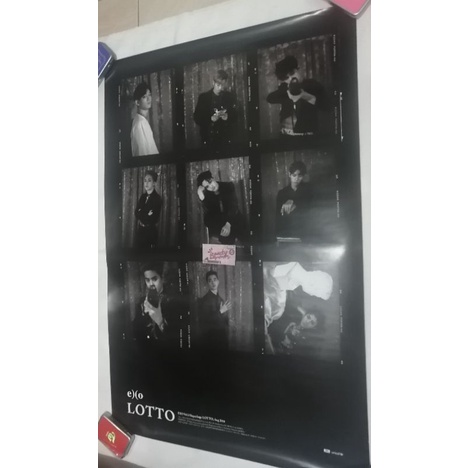 [COD ONHAND] EXO LOTTO Album Official Poster | Shopee Philippines