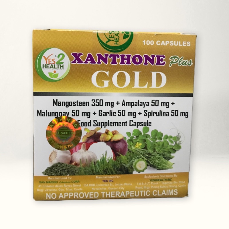 Xanthone Plus Gold Food Supplement Capsule | 10 capsule | Shopee ...