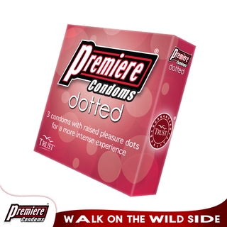 Premiere Condoms Dotted by 3's, pack of 6 | Shopee Philippines