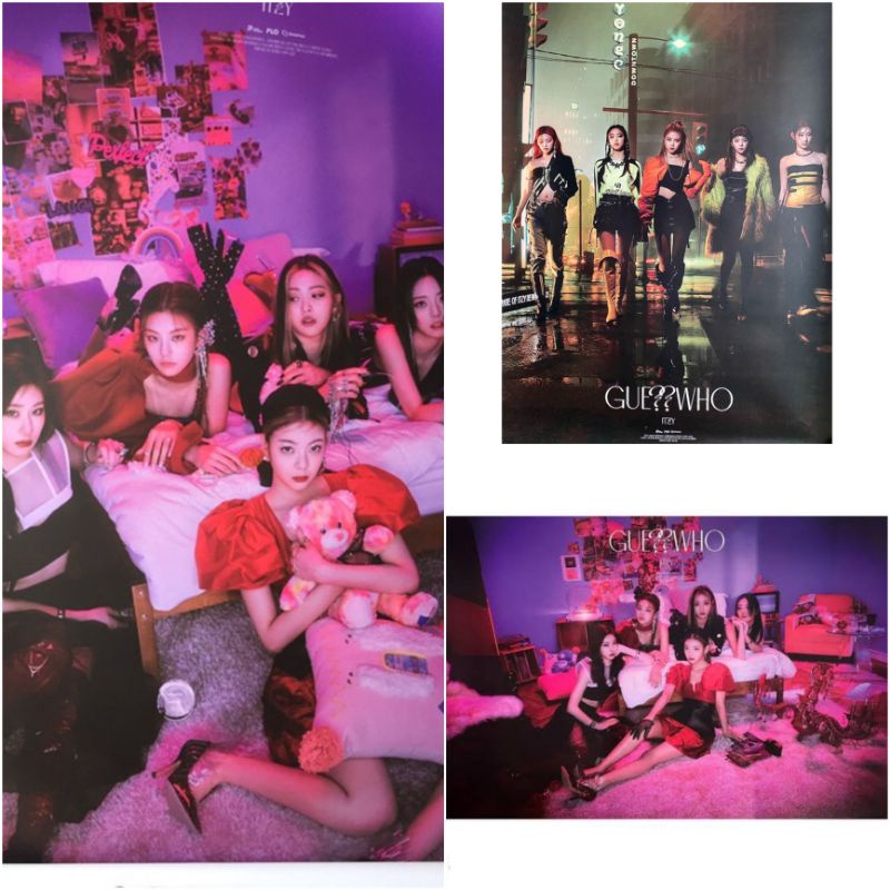 ITZY GUESS WHO ALBUM OFFICIAL POSTER | Shopee Philippines