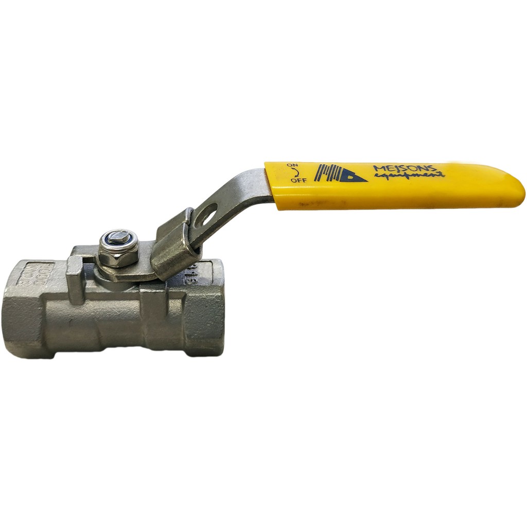 SS BALL VALVE 1-1/2" X 1PC DESIGN THREADED SCREW TYPE BALLVALVE ...