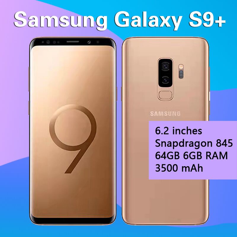 Samsung Galaxy S9+ 64GB 6GB RAM LTE Android Samsung S9 Plus mobile ...
