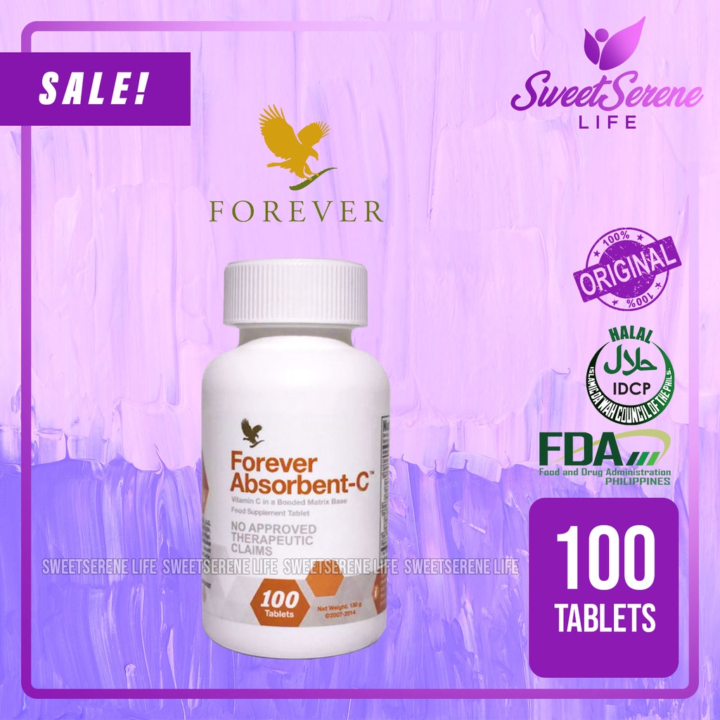 Forever Absorbent-C (100 Tablets) (130g) - Vitamin C in a Bonded Matrix ...