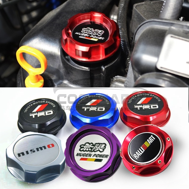 Car MUGEN TRD NISMO RALLIART Aluminium Engine Oil Cap Cover | Shopee ...