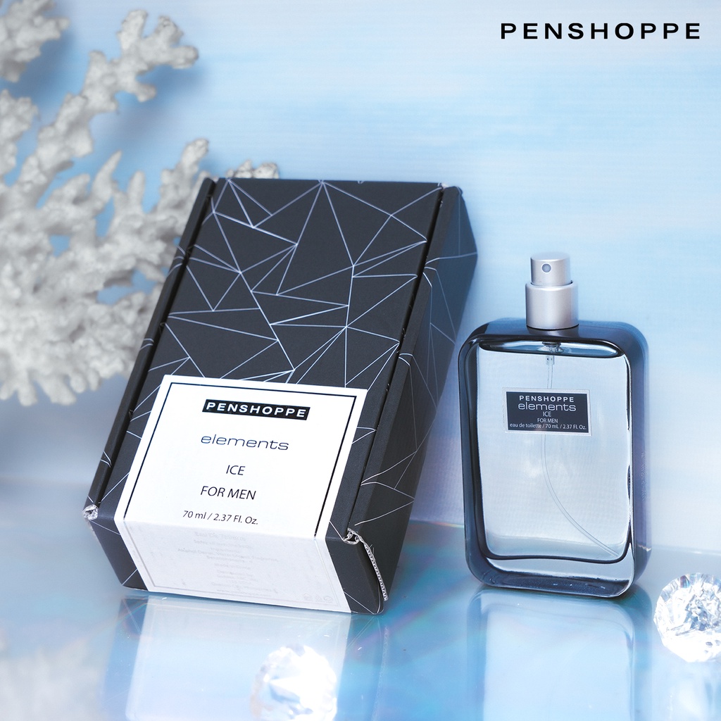 Penshoppe Elements Ice Eau De Toilette For Men 70ML | Shopee Philippines