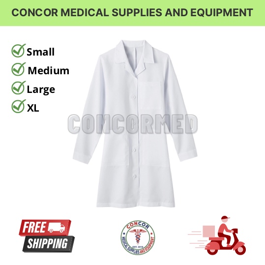 Laboratory Gown/Laboratory Coat (Long sleeves) | Shopee Philippines