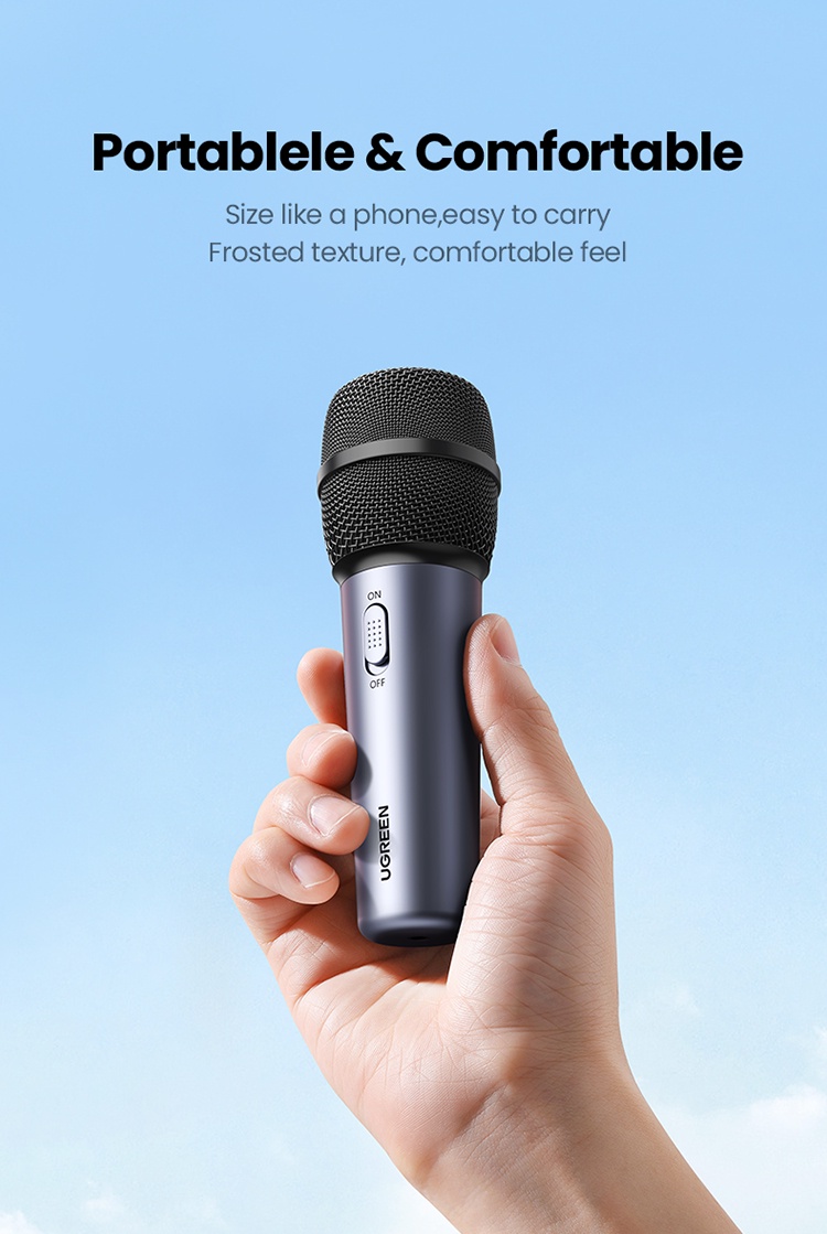 UGREEN Wired Microphone Singing Live Recording with 3.5mm Audio Cable ...