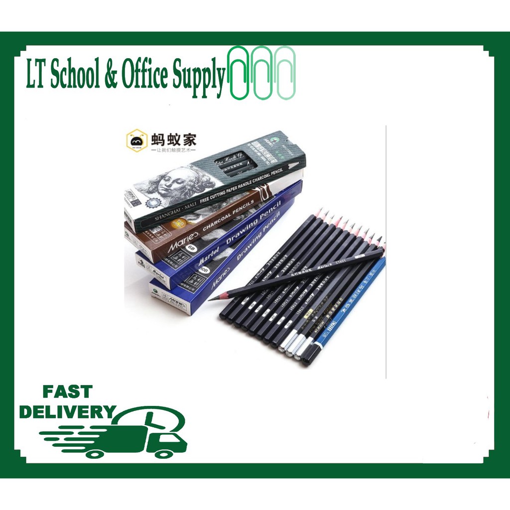 1 piece Martol Drawing Pencil Sketch Pencils | Shopee Philippines