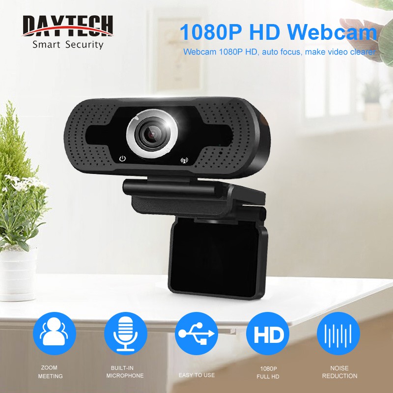 Daytech PC Webcam 1080P Full HD USB Web Camera Desktop & Laptop for ...