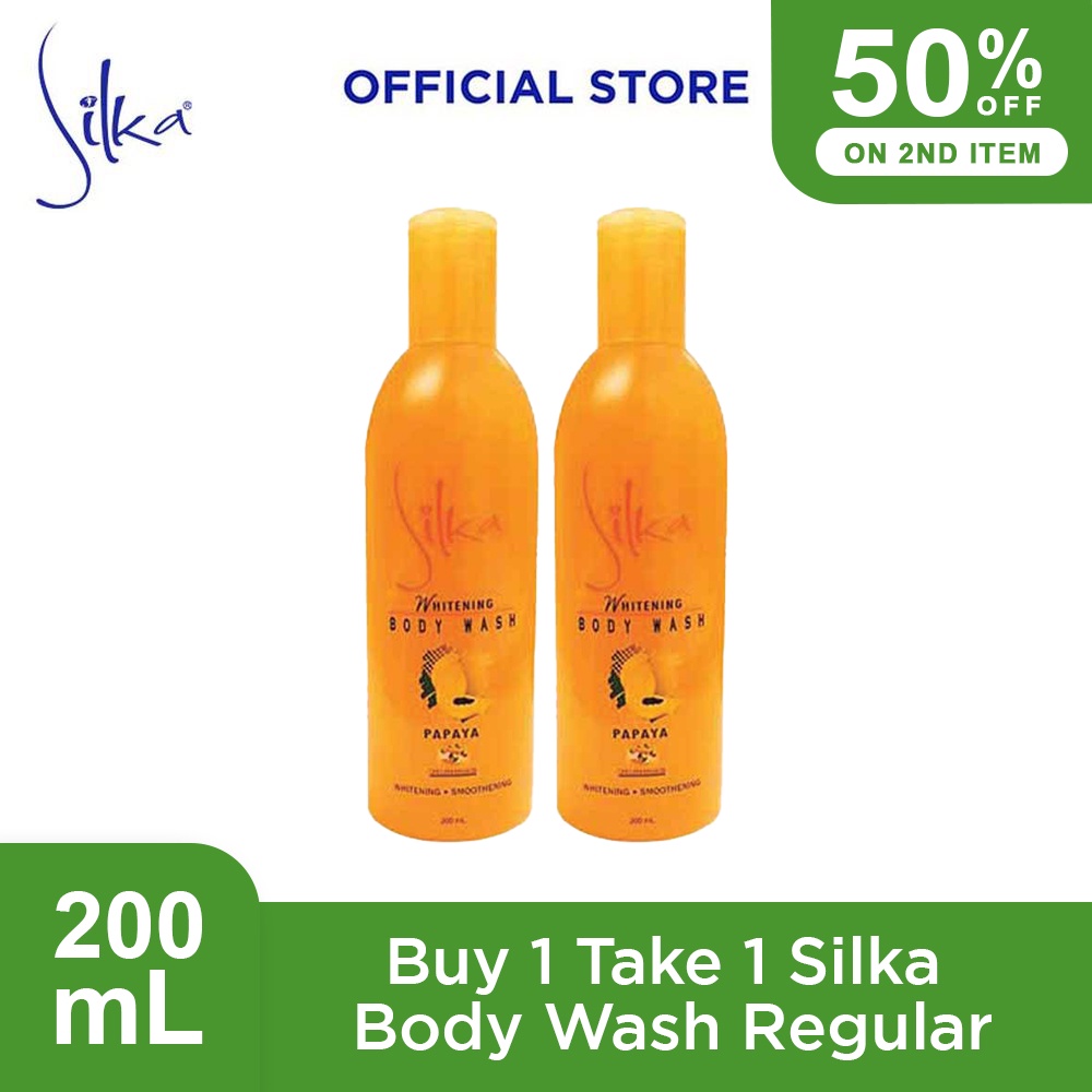 Buy 1 Take 1 Silka Body wash Regular 200ml | Shopee Philippines