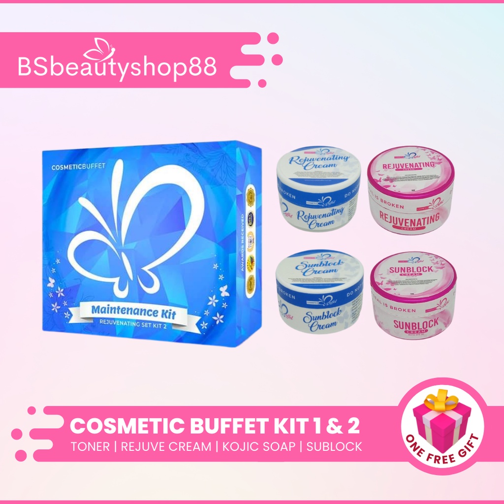 CB | Cosmetic | Buffet Pink and Blue Set - Sunblock - Day Cream ...