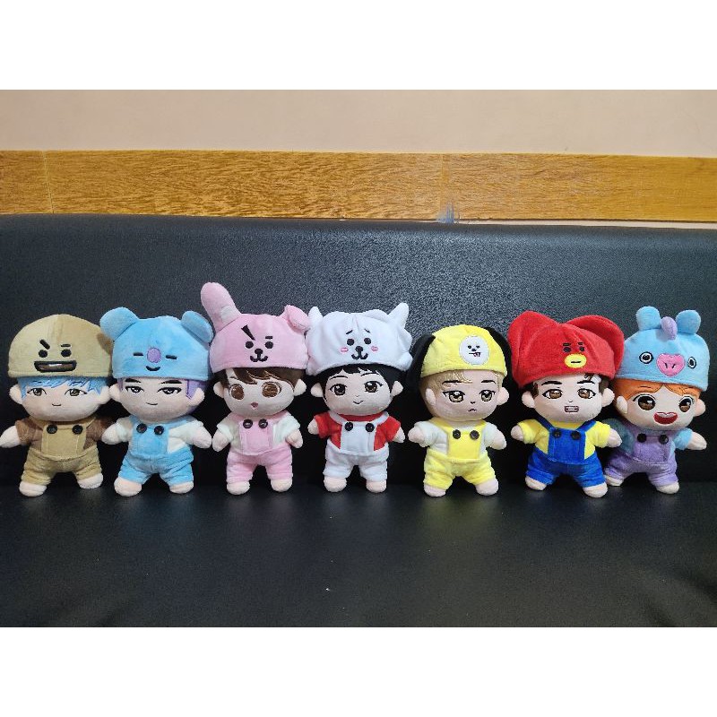 BTS x BT21 20cm plush dolls | Shopee Philippines