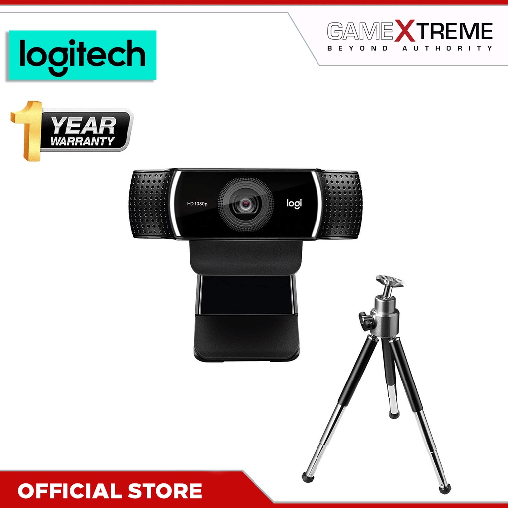 Logitech C922 Pro Stream Webcam HD Full HD Video Streaming with Tripod Included | Shopee Philippines