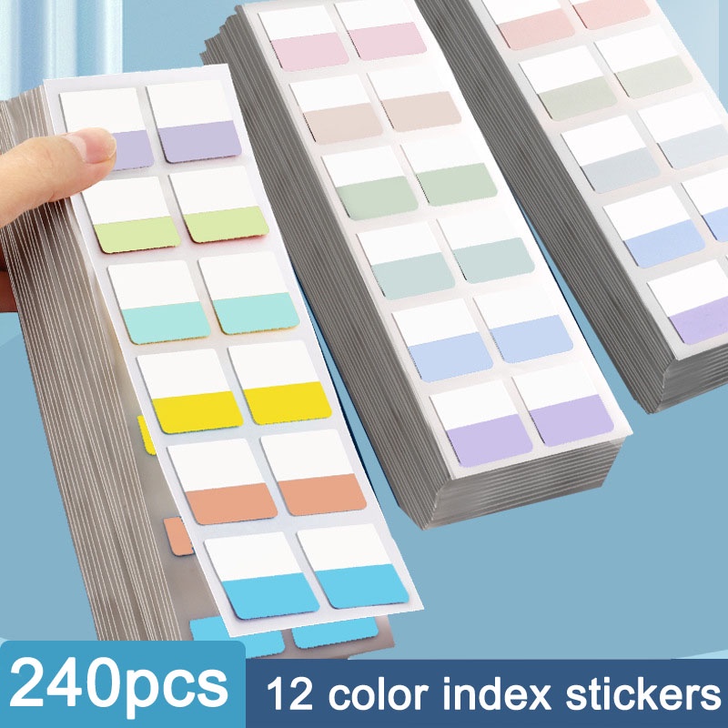 240PCS Sticky Notes Loose-leaf Paper Index Stickers Label Stickers ...