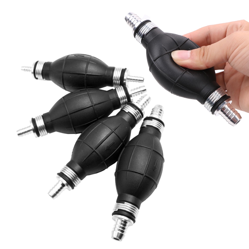 Rubber Aluminum Hand Fuel Pump For Car Boat Outboard 6mm 8mm 10mm 12mm ...