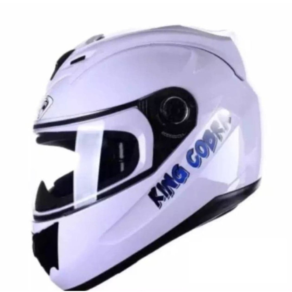 Helmet King Cobra K-691-A Full Face Motorcycle Helmet White | Shopee ...