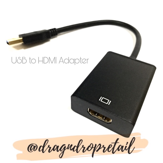 USB to HDMI Adapter, USB 3.0/2.0 to HDMI 1080P Video Graphics Cable ...