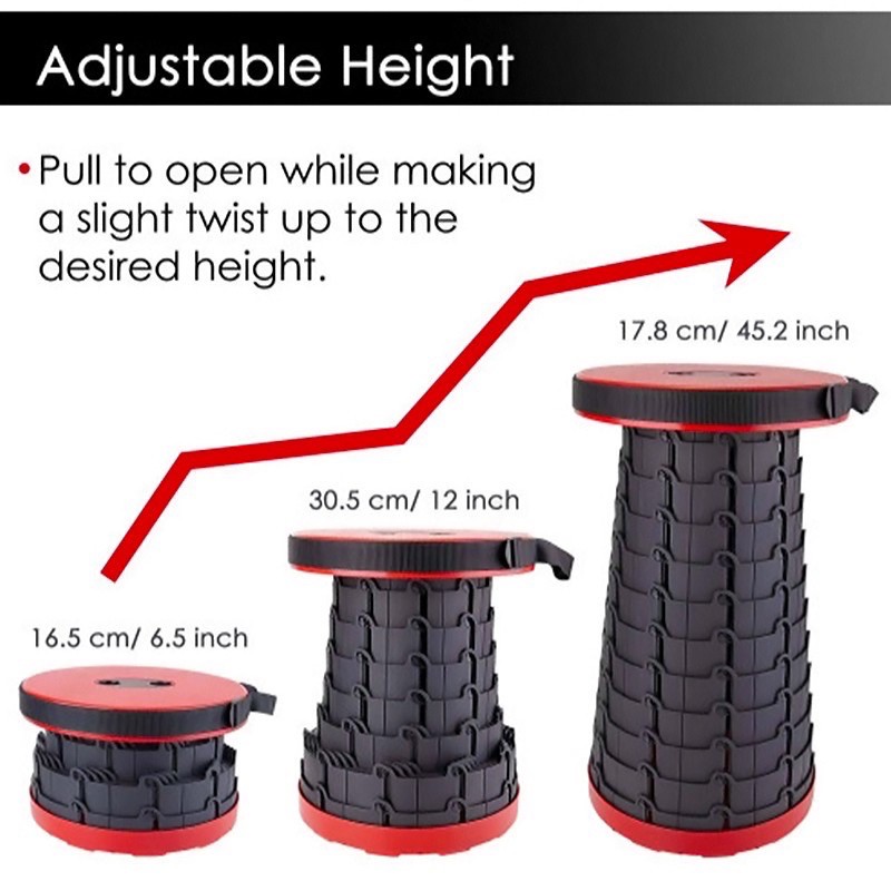 Telescopic stool retractable stool retractable chair avahsshop folding ...