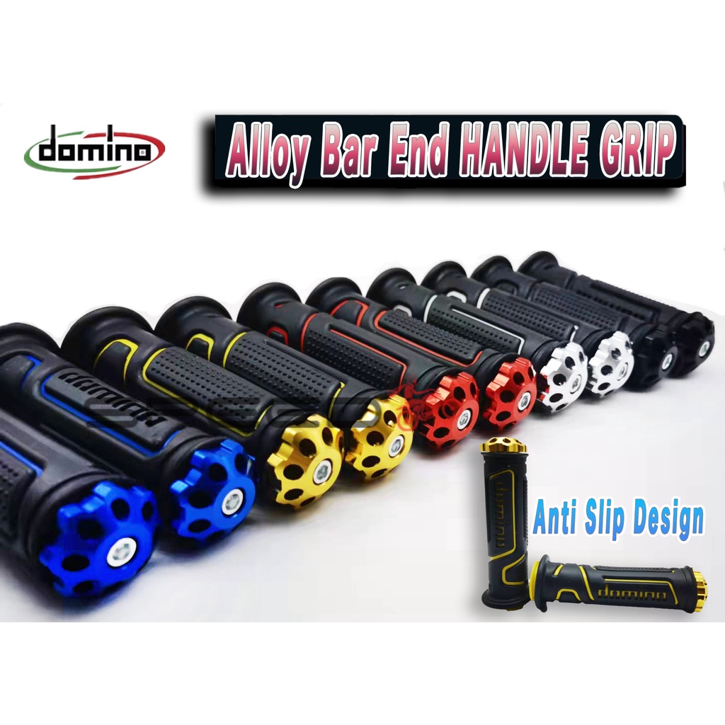 SP Domino Handle Grip Smooth Rubber With Alloy Bar End High Quality A ...
