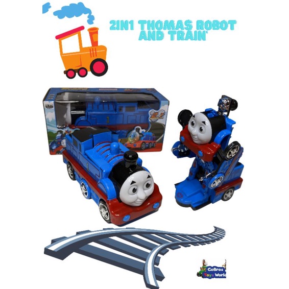 2in1 THOMAS ROBOT AND TRAIN | Shopee Philippines