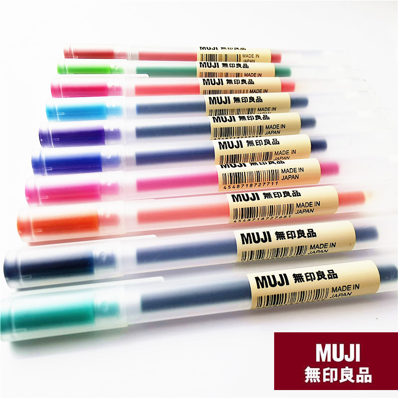 【Ready Stock】11 Colors 100% MUJI Gel Pen | Shopee Philippines