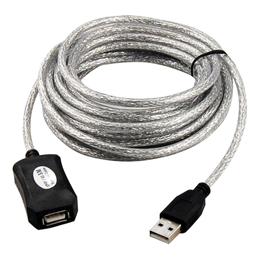 5M USB 2.0 Active Repeater Male to Female Extension Cable | Shopee ...