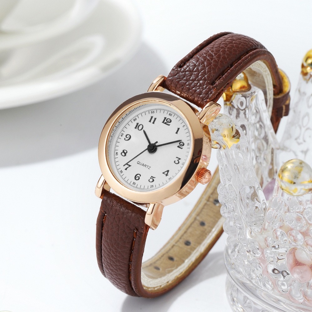 Women Small Dial Casual Leather Strap Quartz Watch | Shopee Philippines