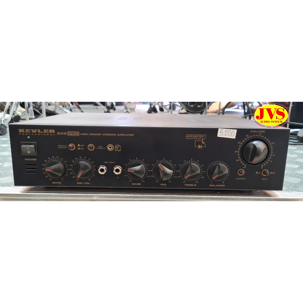 Kevler GX5 PRO Integrated Karaoke Amplifier 600w | Shopee Philippines