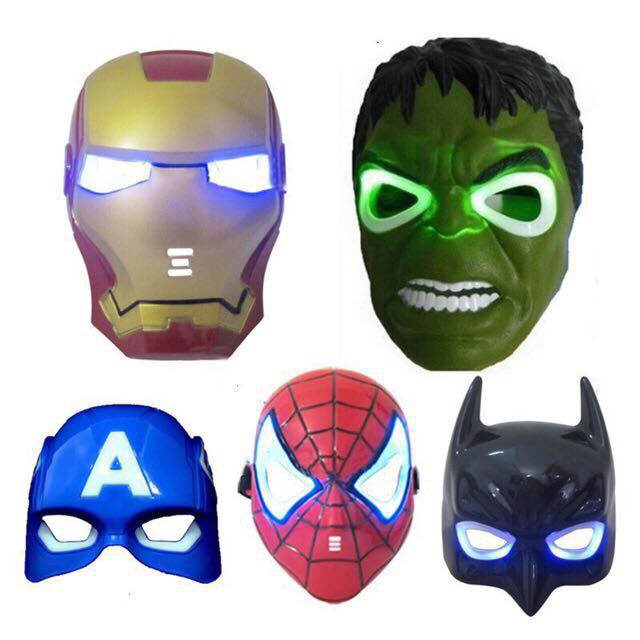 Avengers Mask With Light And Sounds Kids Toys | Shopee Philippines