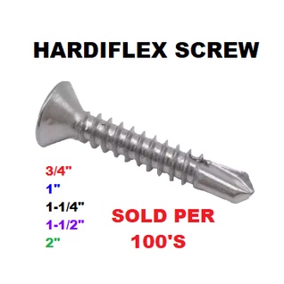 HARDIFLEX SCREW / FICEM SCREW (SOLD PER 100 pcs) | Shopee Philippines