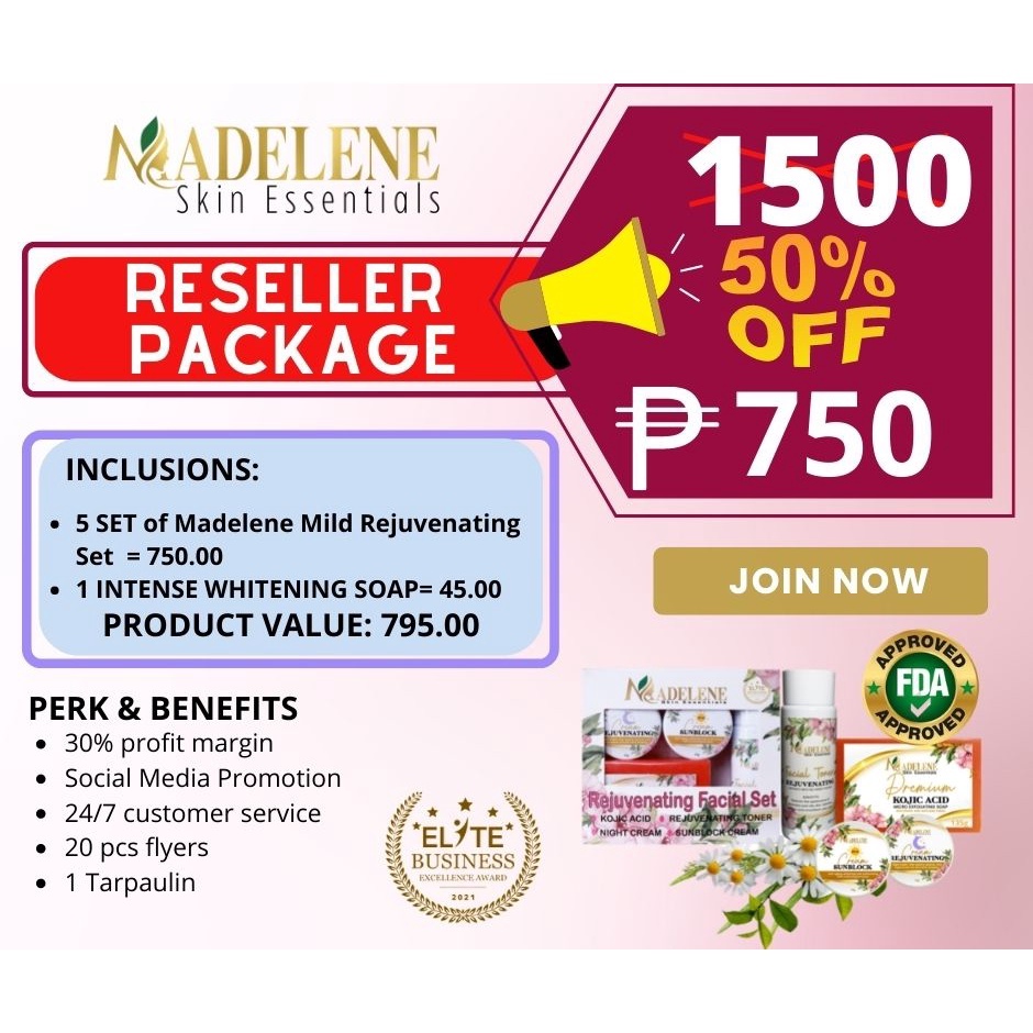Madelene Skin Essentials Reseller and Distributor Package | Shopee ...