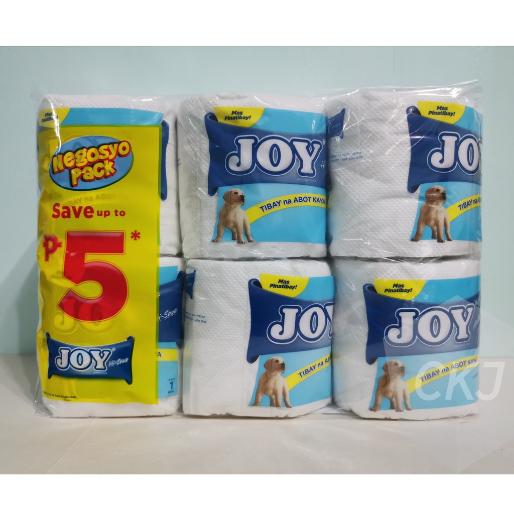 Joy Bathroom Tissue Hi-save Negosyo Pack (11+1) | Shopee Philippines